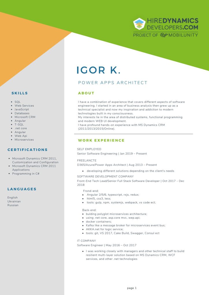 Power Apps Architect | Expert Part-time Consultancy Services