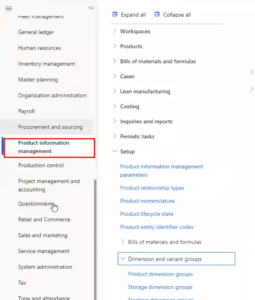 Features of D365 F&O Planning Optimization for Manufacturing