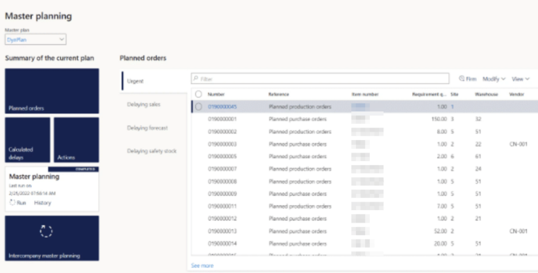 Benefits and Features of D365 F&O Planning Optimization for Manufacturing