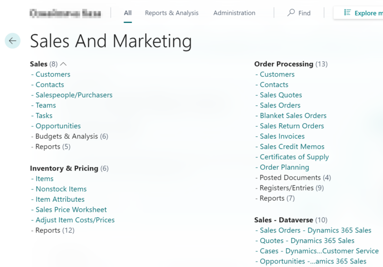 Microsoft Dynamics 365 Business Central Modules And Their Features