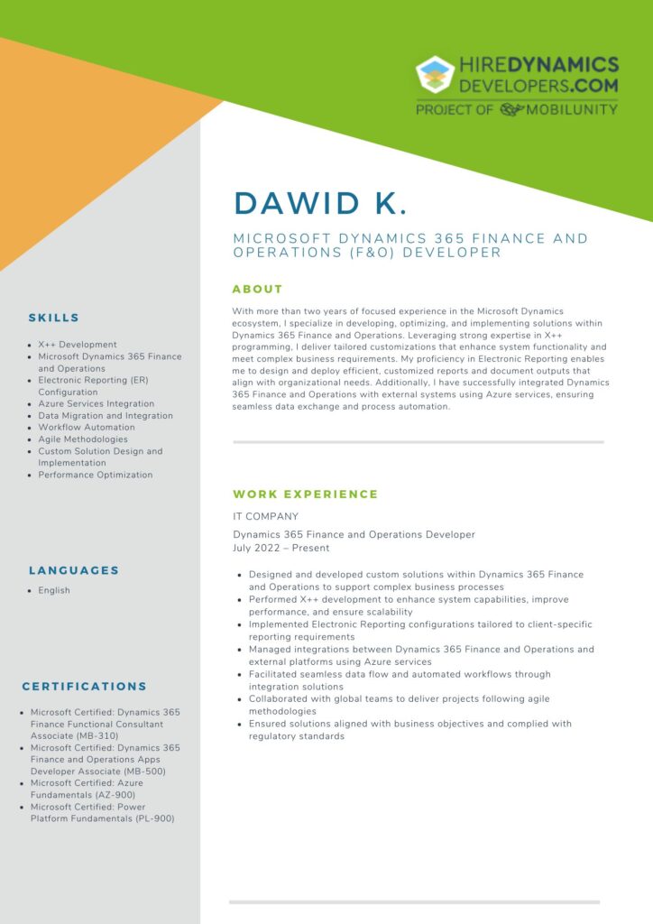 Dynamics 365 Finance And Operations Customization Best Practices